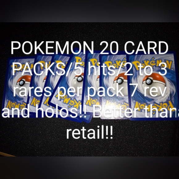 Pokemon | Toys | 2 Card Packs Pokemon Better Than Retail | Poshmark